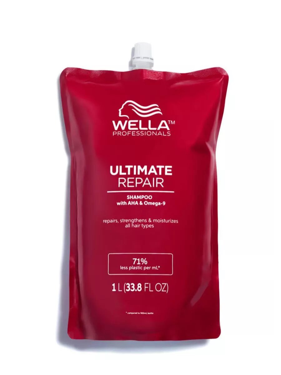 Wella Pr. Ultimate Repair Рефил Шампунь восстанавливающий 1000мл
