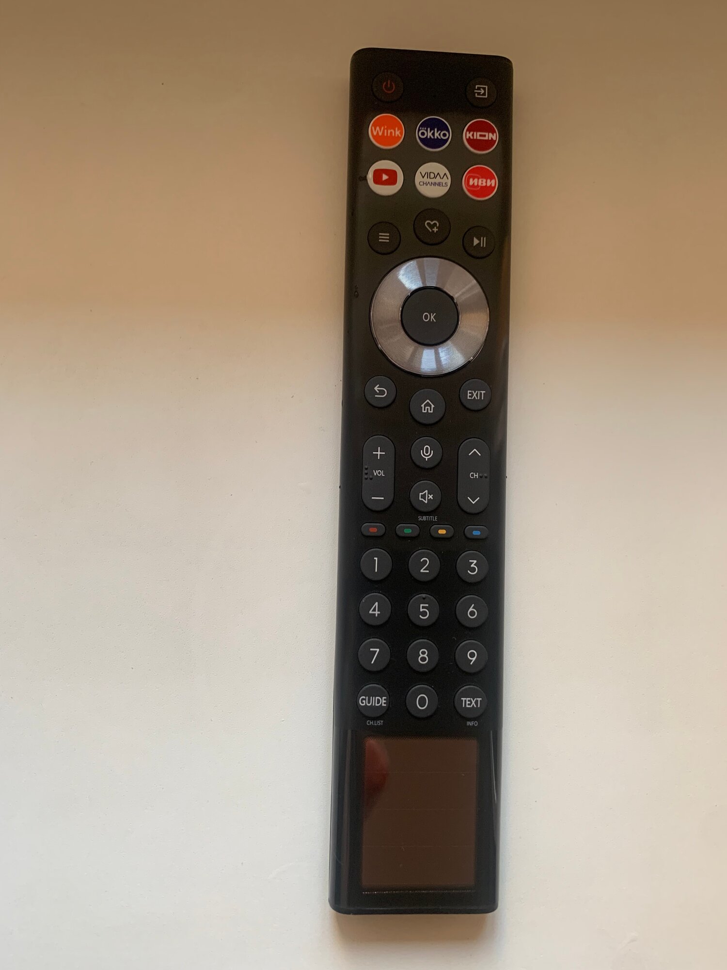 Пульт ДУ Hisense ERF6C66H, ERF6I66H оригинальный, на солнечной батарее