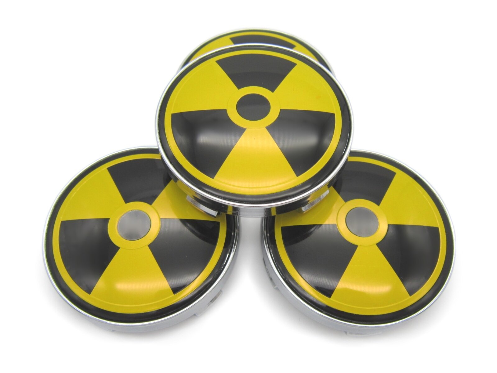 Колпачки, заглушки на литые диски Радиация 60/56 мм, комплект 4 шт.