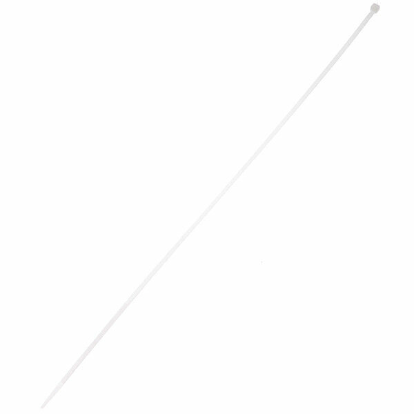 Хомут 4,8х500мм гибкий белый для жгутовки (100 шт. в комплекте)