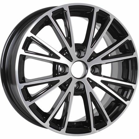 Колесный литой диск КиК Меандр-оригинал R16x6 4x100 ET50 CB60.1 Almaz_black
