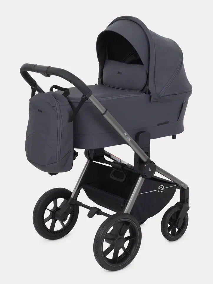 Коляска 2в1 RANT FLEX PRO RA074 GRAPHITE Легкая удобная маневренная