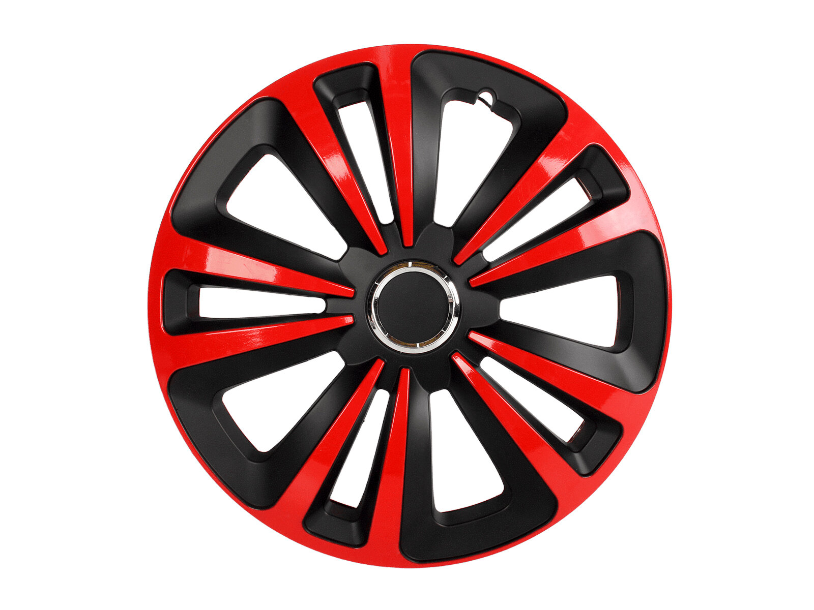 Колпак колеса R-14 декор терра красный комплект