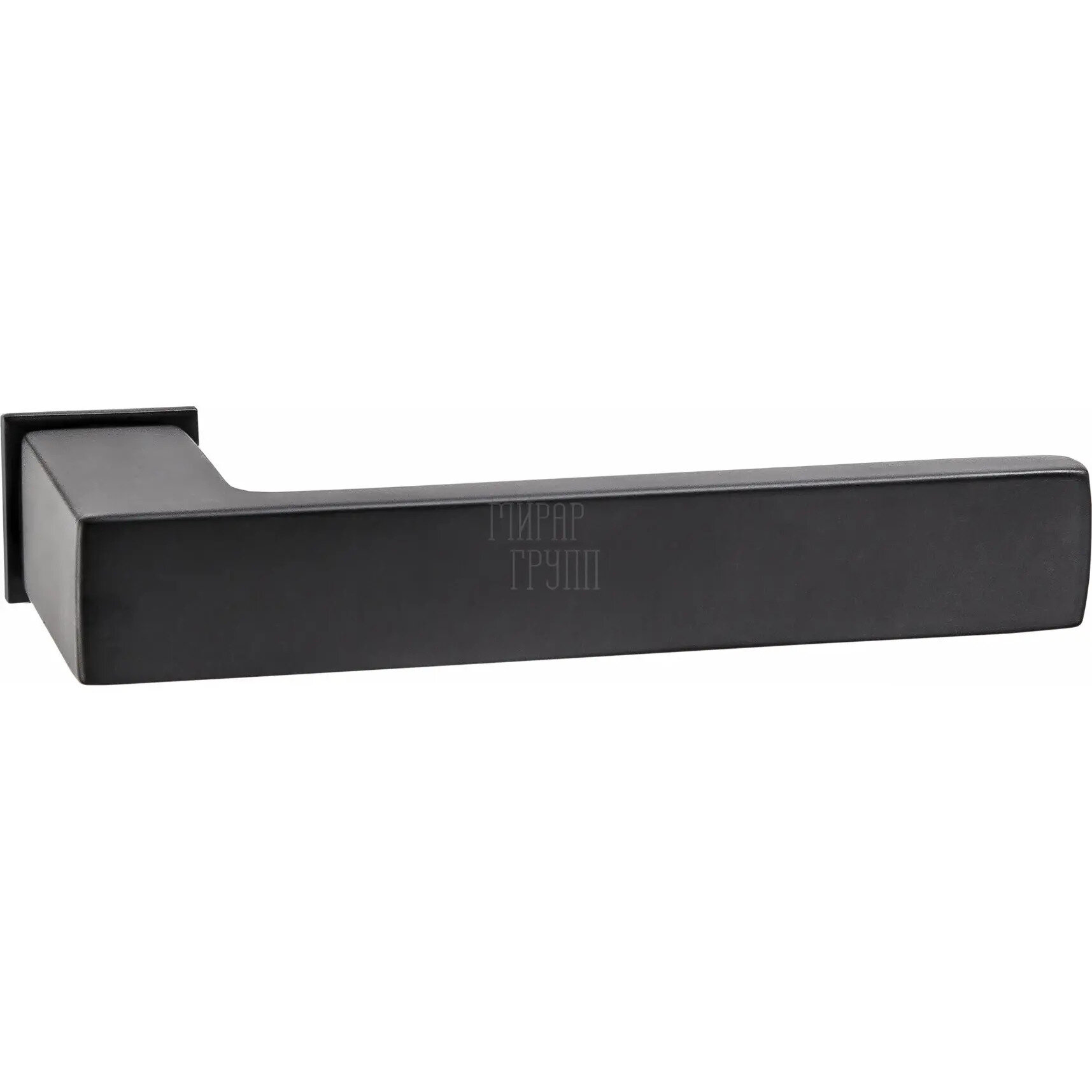 Дверные ручки Puerto (Пуэрто) "Куббаито", серия ZERO INAL 541-11 (zero) на раздельном основании мини черный