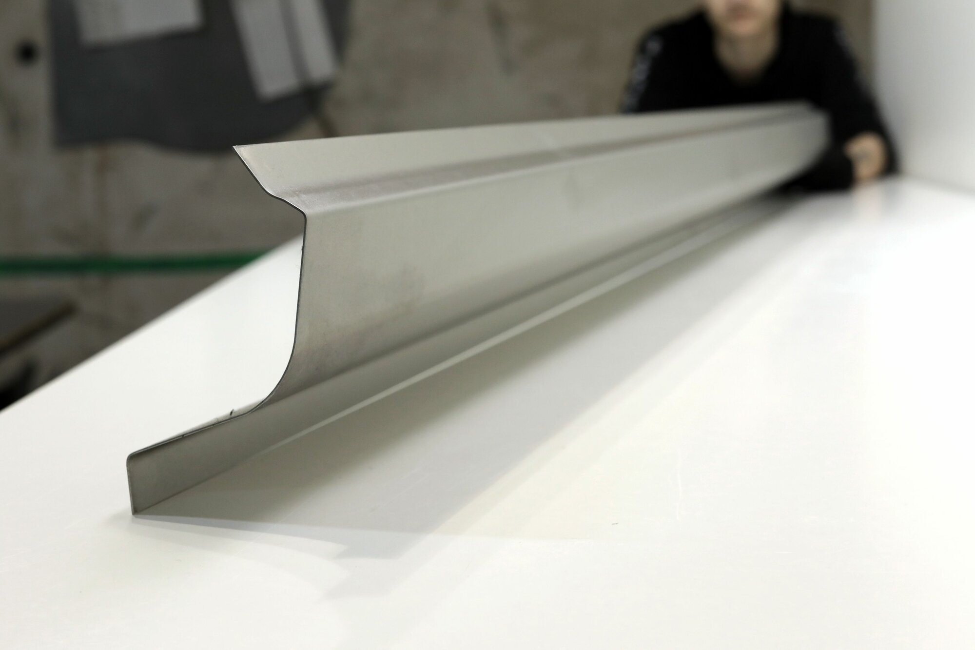 Порог ремонтный левый + усилитель для Subaru Impreza (G11) 2 поколение 2000-2007 тип кузова седан (субару импреза 2), холоднокатаная сталь 1.2 мм