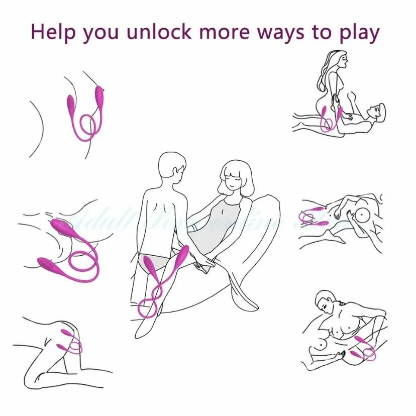 Вибратор, цвет: лиловый, розовый, 59 см