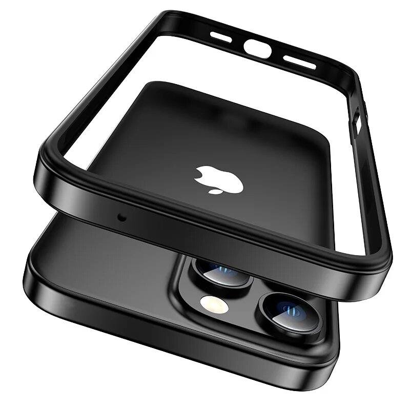 Чехол для iPhone 16 Pro Max, черный, алюминий