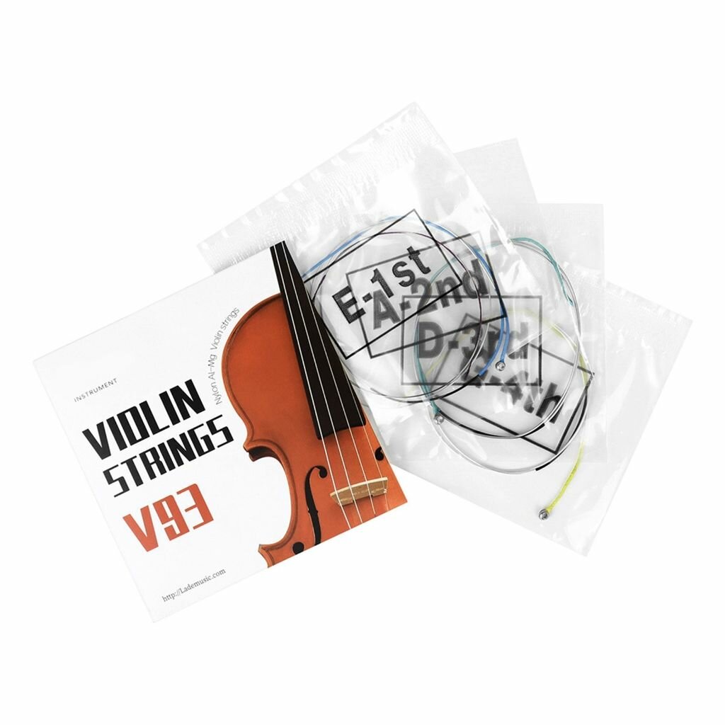 Аксессуар для струнных, Струны для скрипки - нейлон, 1 комплект из 4 штук