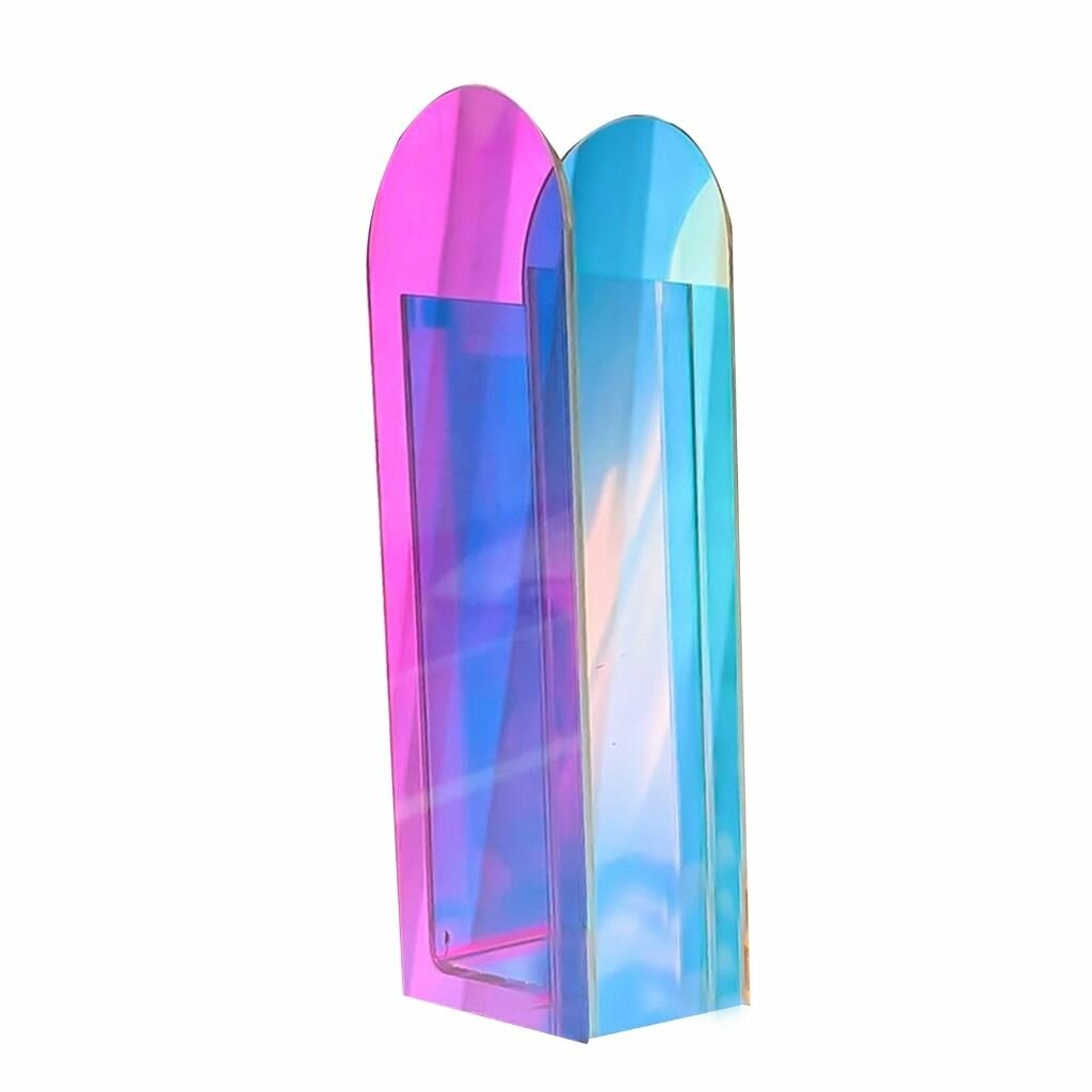 Акриловая ваза в форме арки, Украшение контейнера для цветочных горшков, Поделки с орнаментом