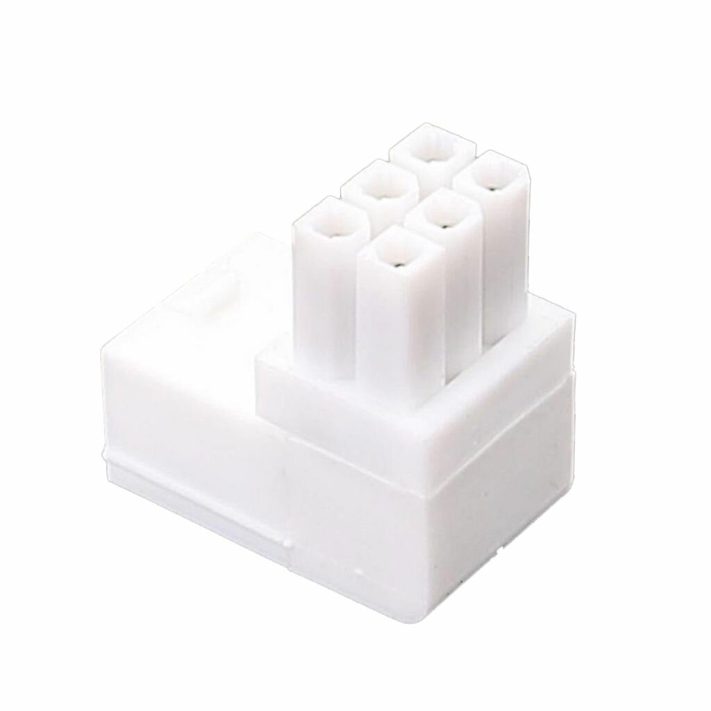 6Pin 90-градусный угловой разъем для видеокарт, - Обратный ход