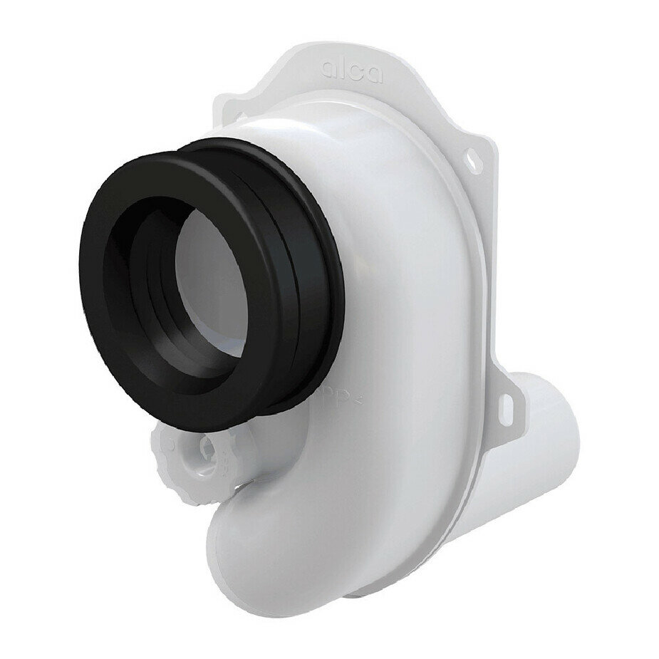 Сифон для писсуара без выпуска белый