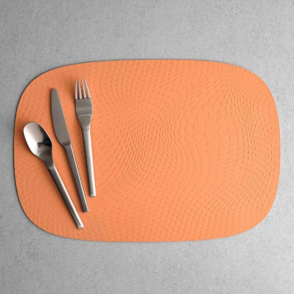 Салфетка сервировочная под приборы и тарелки, плейсмат из кожи