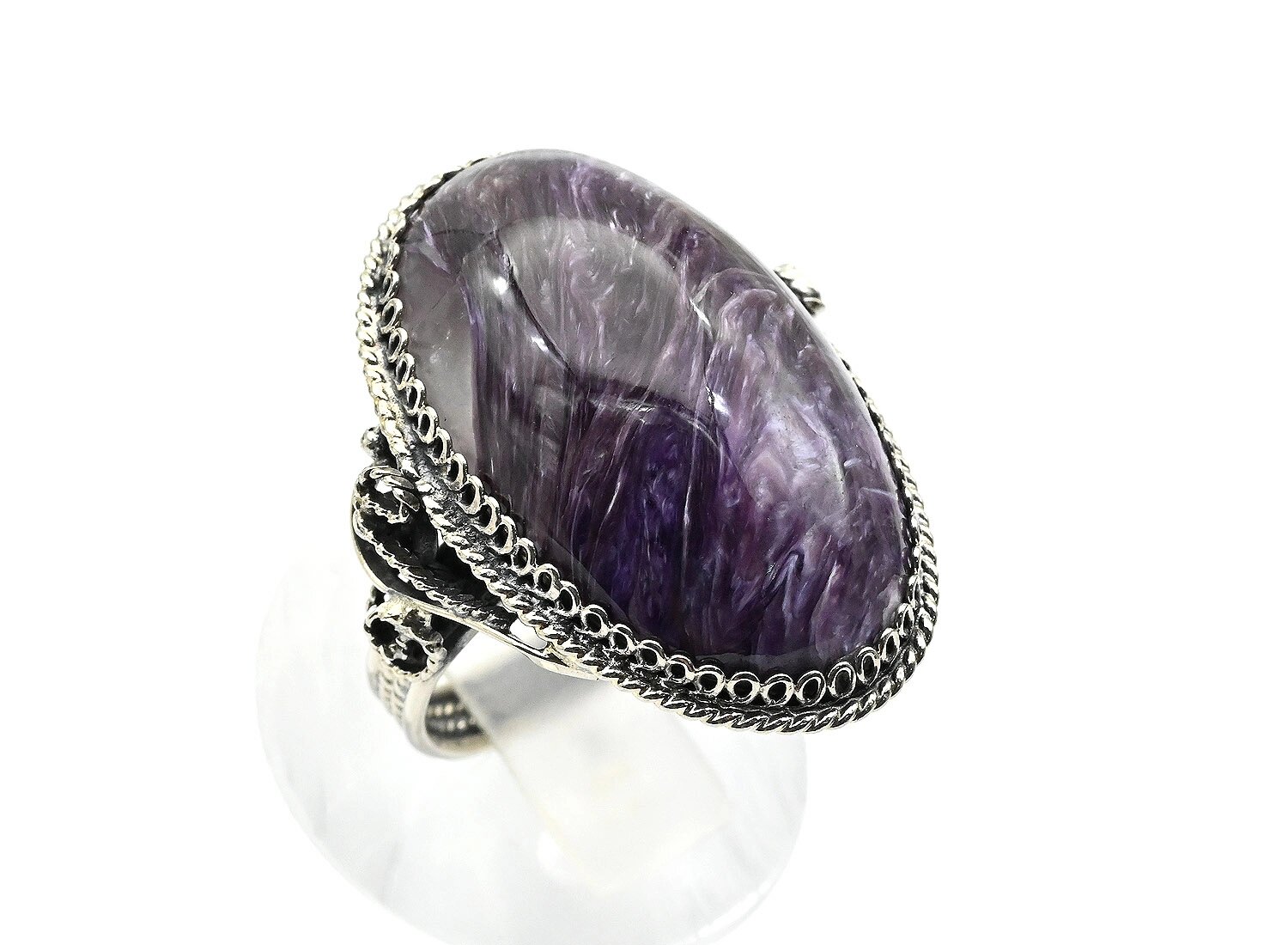 Кольцо, чароит