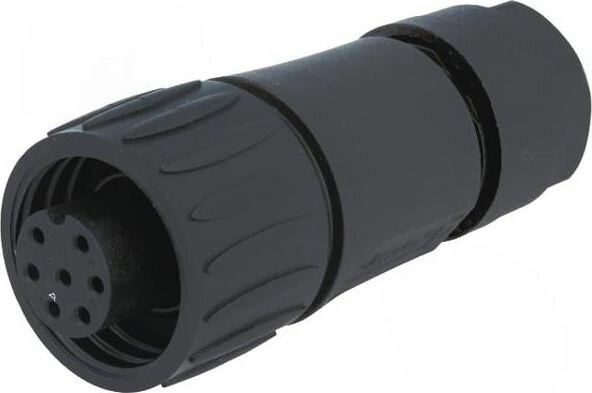 Разъем AMPHENOL C016 30D006 110 12 круглый вилка на провод PIN 7 "мама" пайка IP65, IP67 1шт