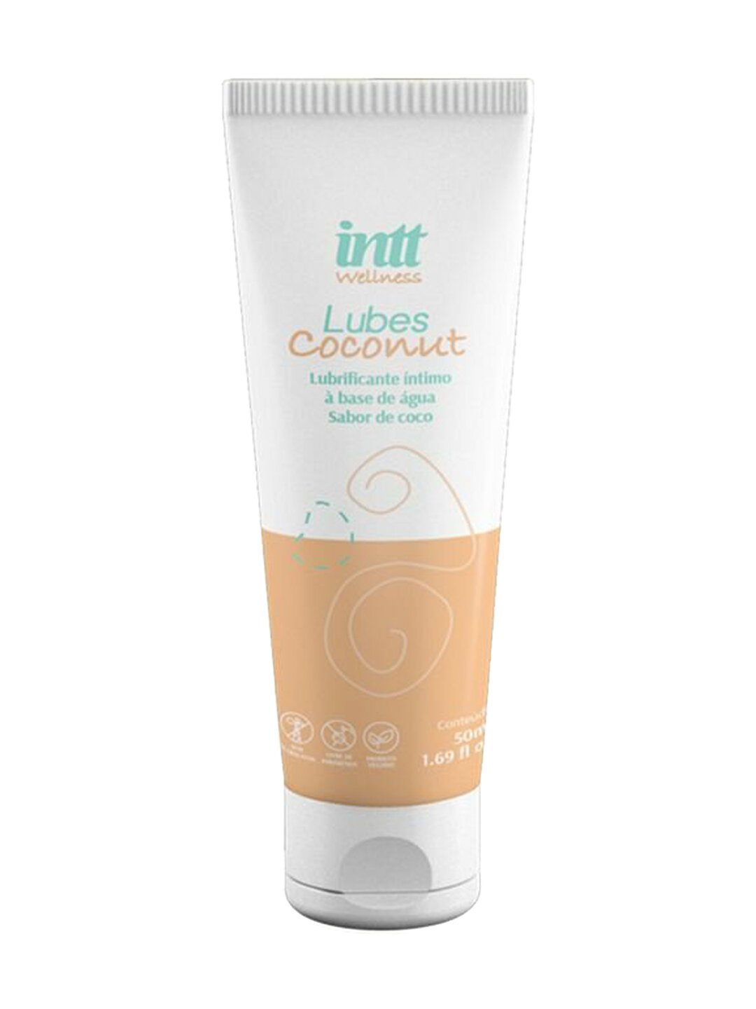 Лубрикант INTT Lubes Coconut, водная основа, с ароматом кокоса, 50 г