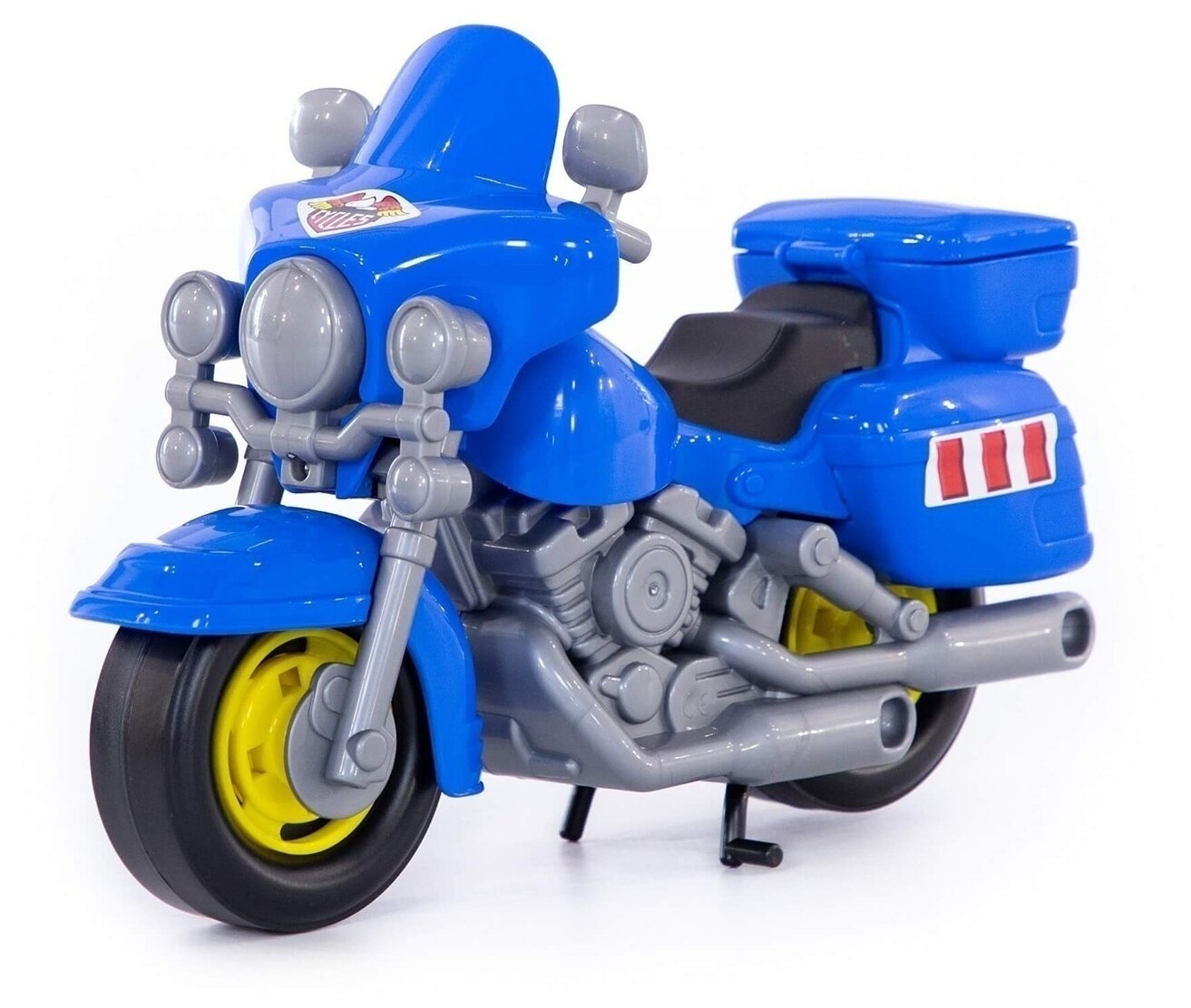 Мотоцикл полицейский Полесье "Харлей", детская игрушка, цвет микс