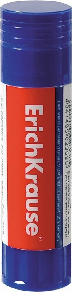 Клей-карандаш Erich Krause "Extra", PVP основа, 21 г (2368)