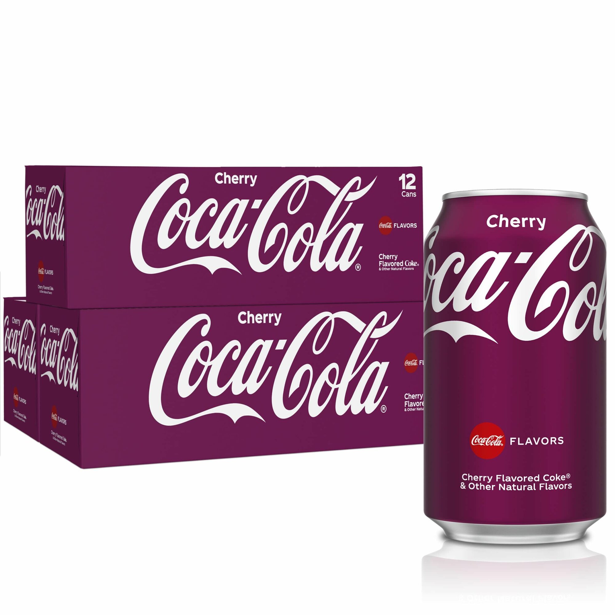 Газированный напиток Coca-Cola Cherry USA (Кока-кола Вишня), США, 0,355*12 шт