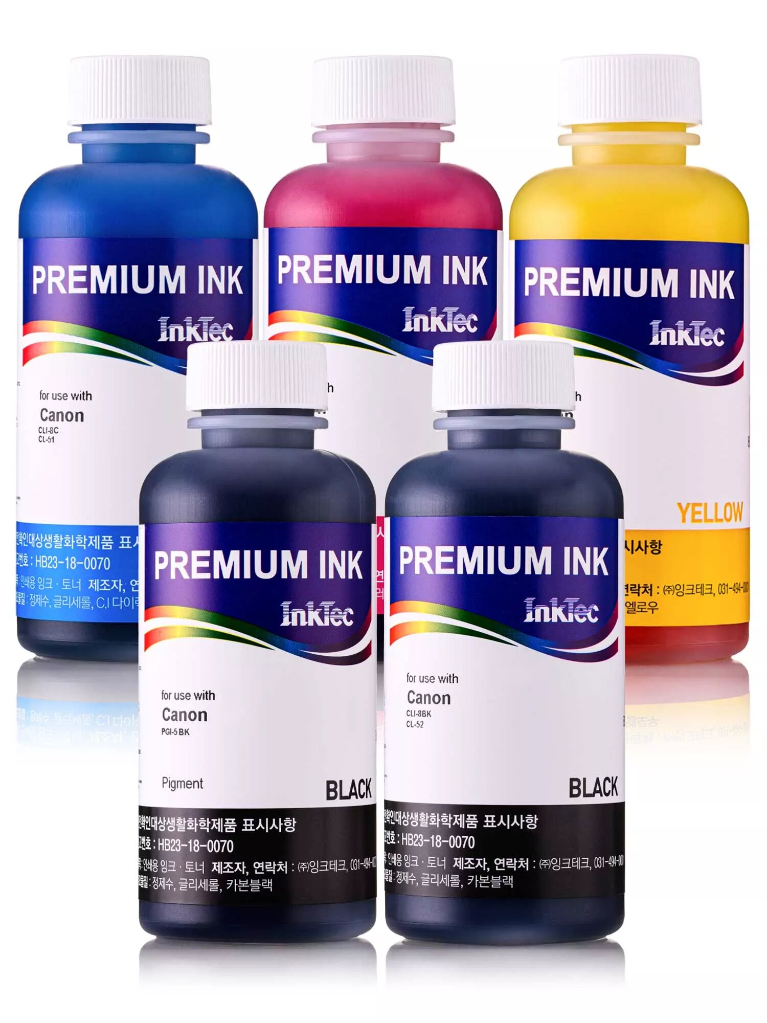 Чернила для принтера Canon MP700, MP730, MPC400, MP750, MP760, iP3000, iP4000, iP5000, i850, i865, S500, S520, S600, S630, S750, 500 мл, комплект