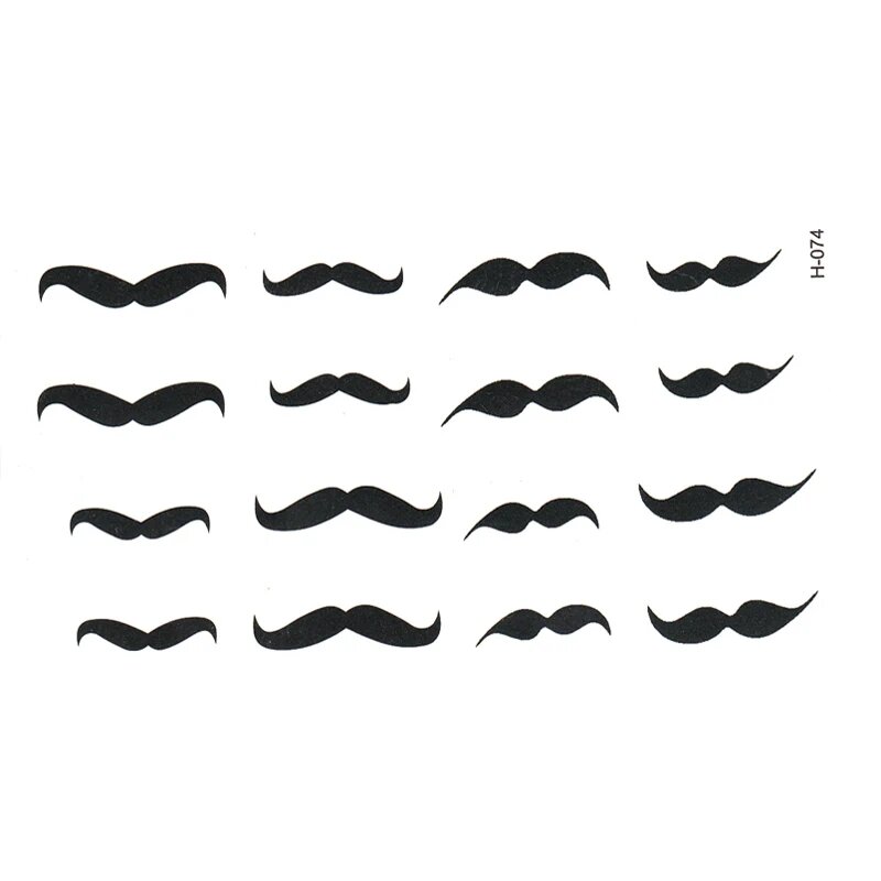 Усы водостойкие временные татуировки maquiagem временные боди-арты флэш-тату наклейка татуировка временная блестящая татуировка