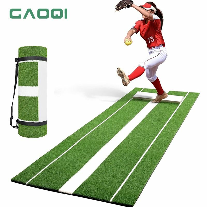 Коврик для игры в софтбол, портативный специальный нескользящий тренировочный коврик для занятий софтболом