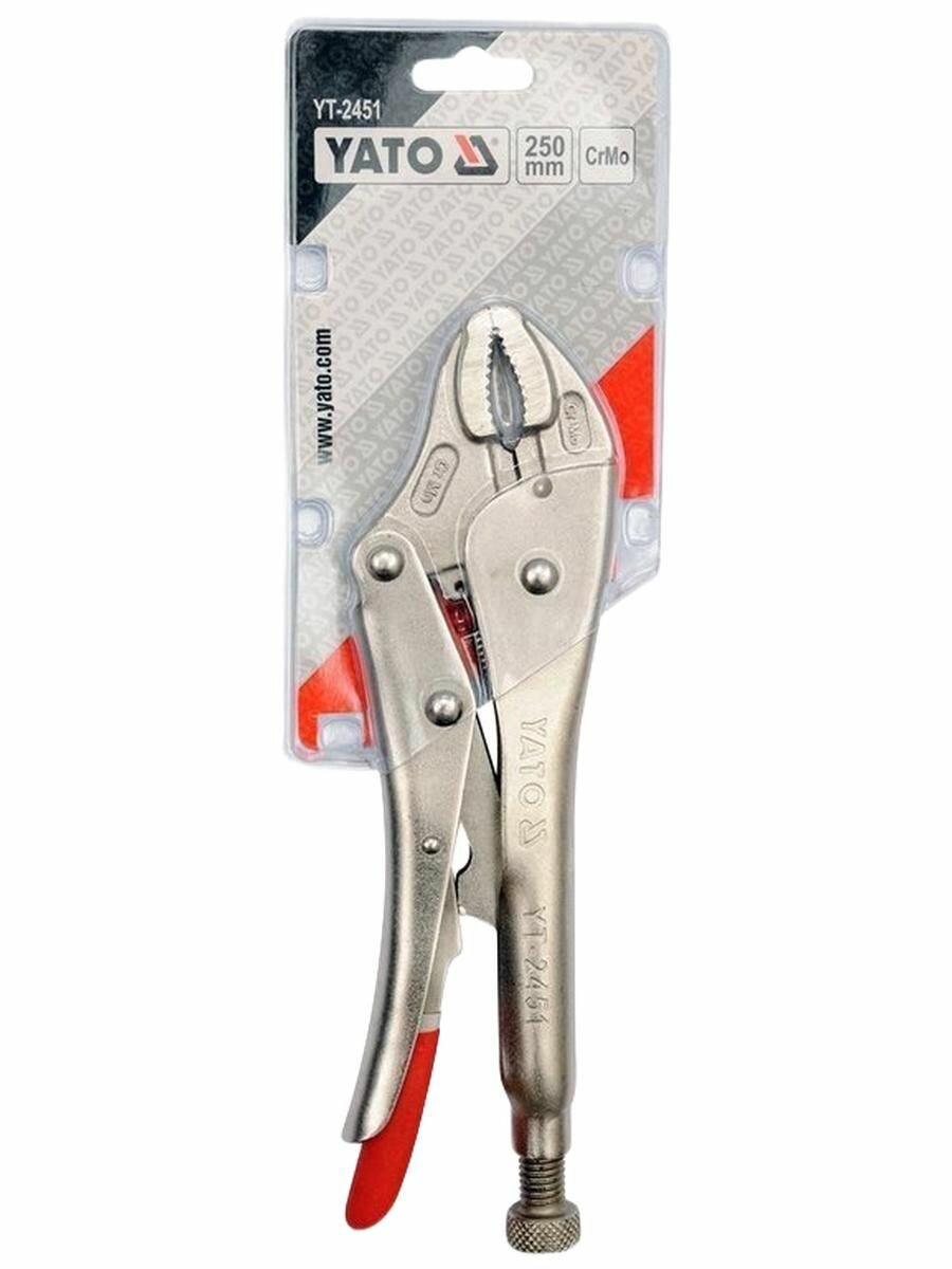 Зажим ручной YATO 250мм YT-2451 37142451 092 1