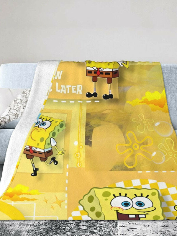 Плед Губка Боб Пледы Губка Боб Квадратные Штаны SpongeBob от SpongeBob SquarePants