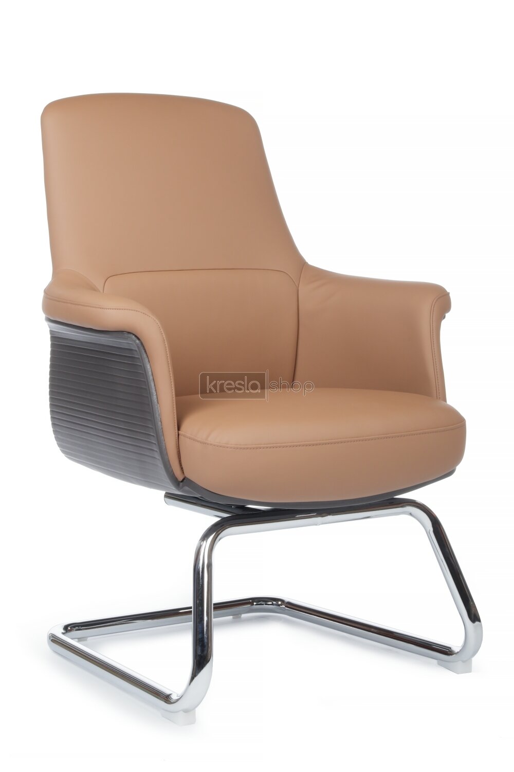 Конференц-кресло Riva Design Верди-СФ / Verdi SF поворотное D655 коричневая премиум экокожа