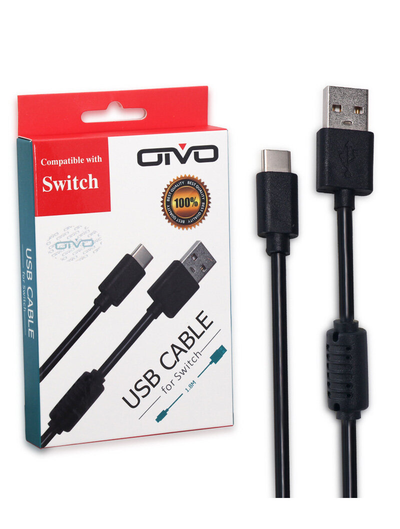 Кабель зарядки и передачи данных для Nintendo Switch (IV-SW035) (1.8м)