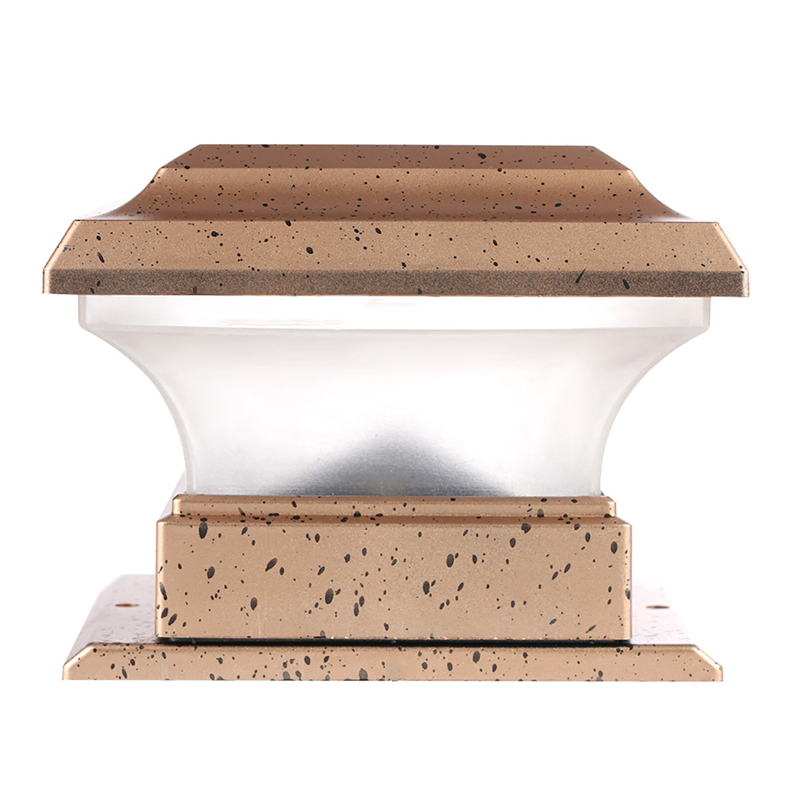 Светильники на солнечных батареях для столбов забора, водонепроницаемые, для сада, ландшафта, двора, теплый свет