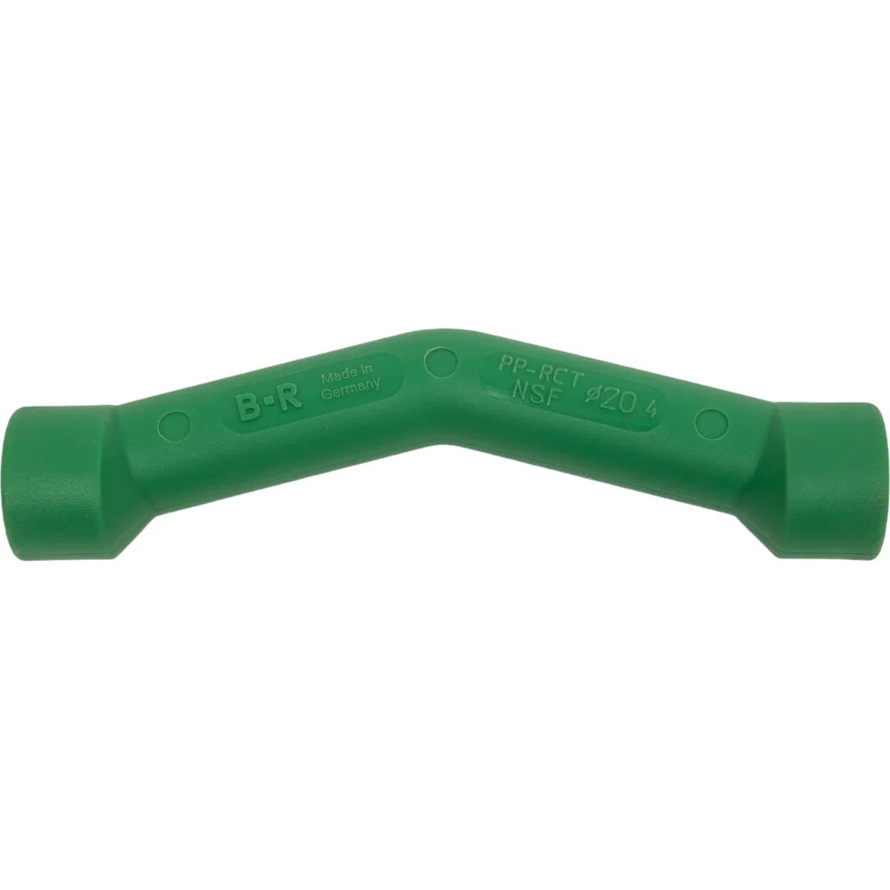 BANNINGER Обводное Колено полипропиленовое зеленое - 20 мм 7461060011