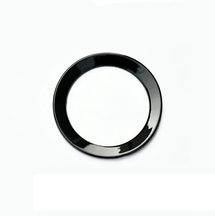 Черная эмблема на руль автомобиля для Skoda Superb RS Fabia Kodiaq Karoq Octavia A5 A7 Yeti Rapid, декоративные наклейки, аксессуары outer ring