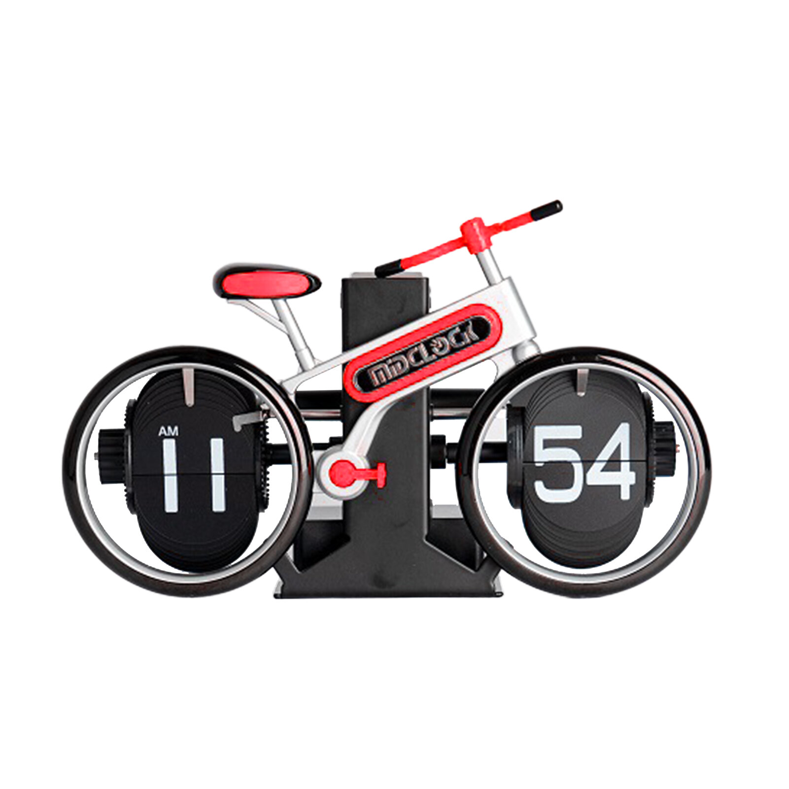 Настольные велосипедные перекидные часы, винтажный декор, механические цифровые настольные часы, велосипедные переворачивающие часы, работающие от батареек, небольшие часы, идеи подарков, классные вещи для дома, комнаты, офиса