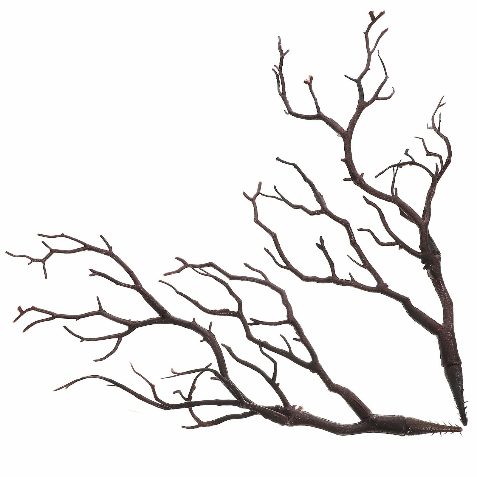 2 Штуки Декоративных Веток, Из Пластика, Для Оформления Интерьера