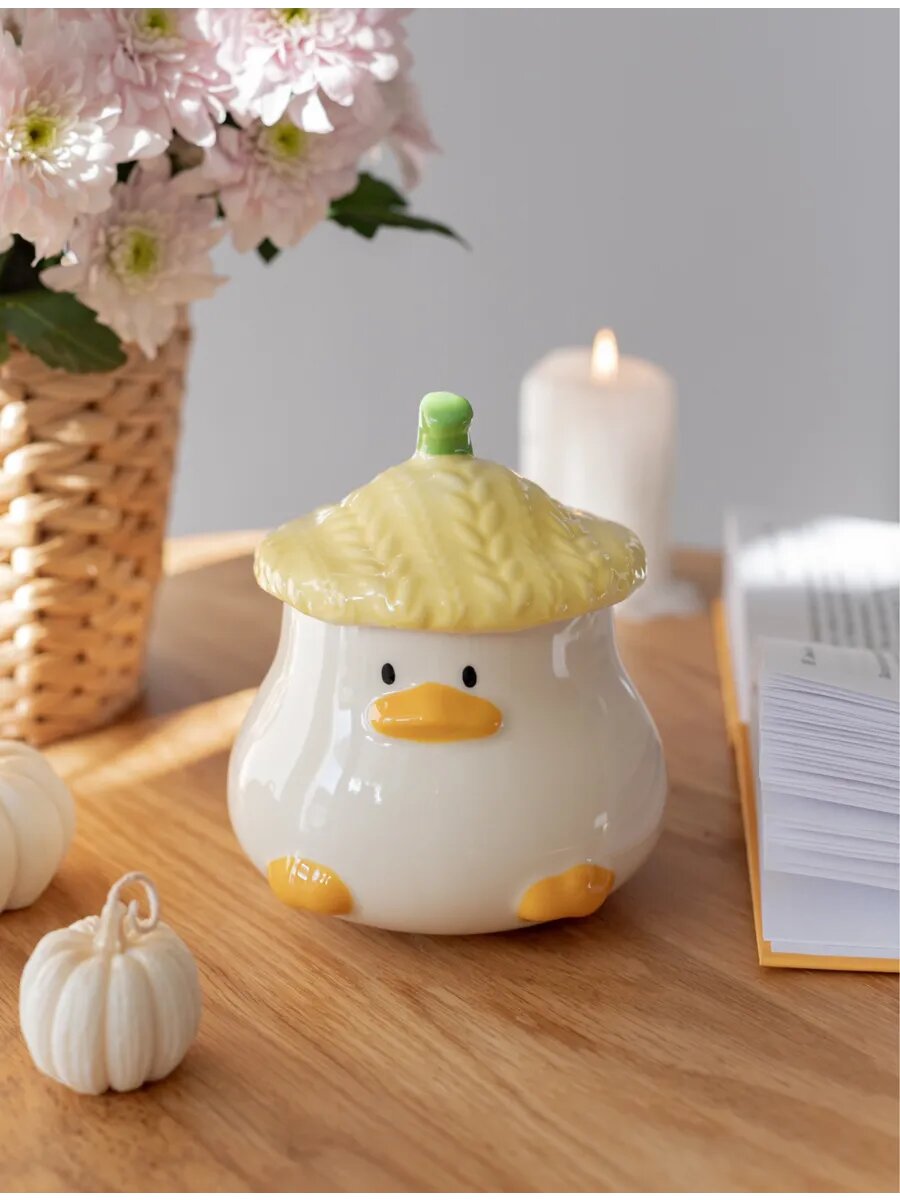 Кружка с крышкой, кружка большая, 400 мл