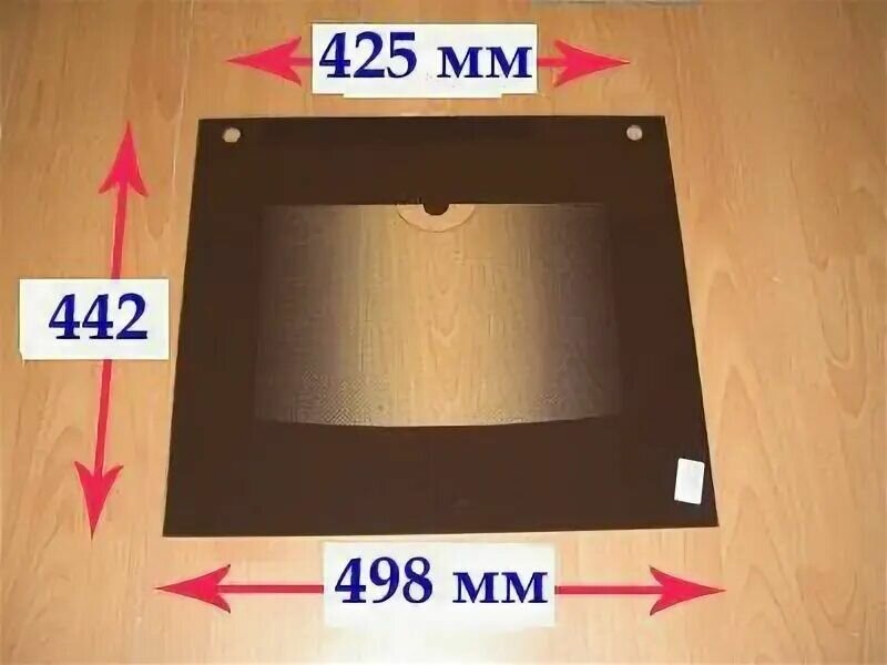 Стекло наружное "GEFEST" мод. 3200 Коричневый цвет вып. с 01.05.2016г, 498*442 мм