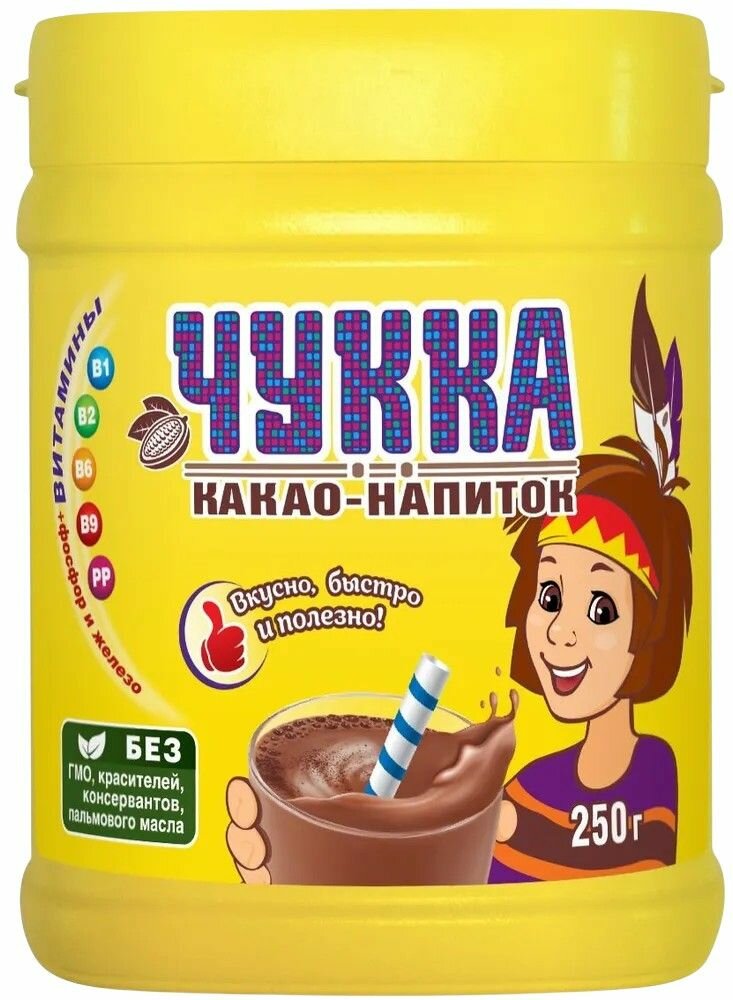 Чукка Какао-напиток растворимый, 250 г