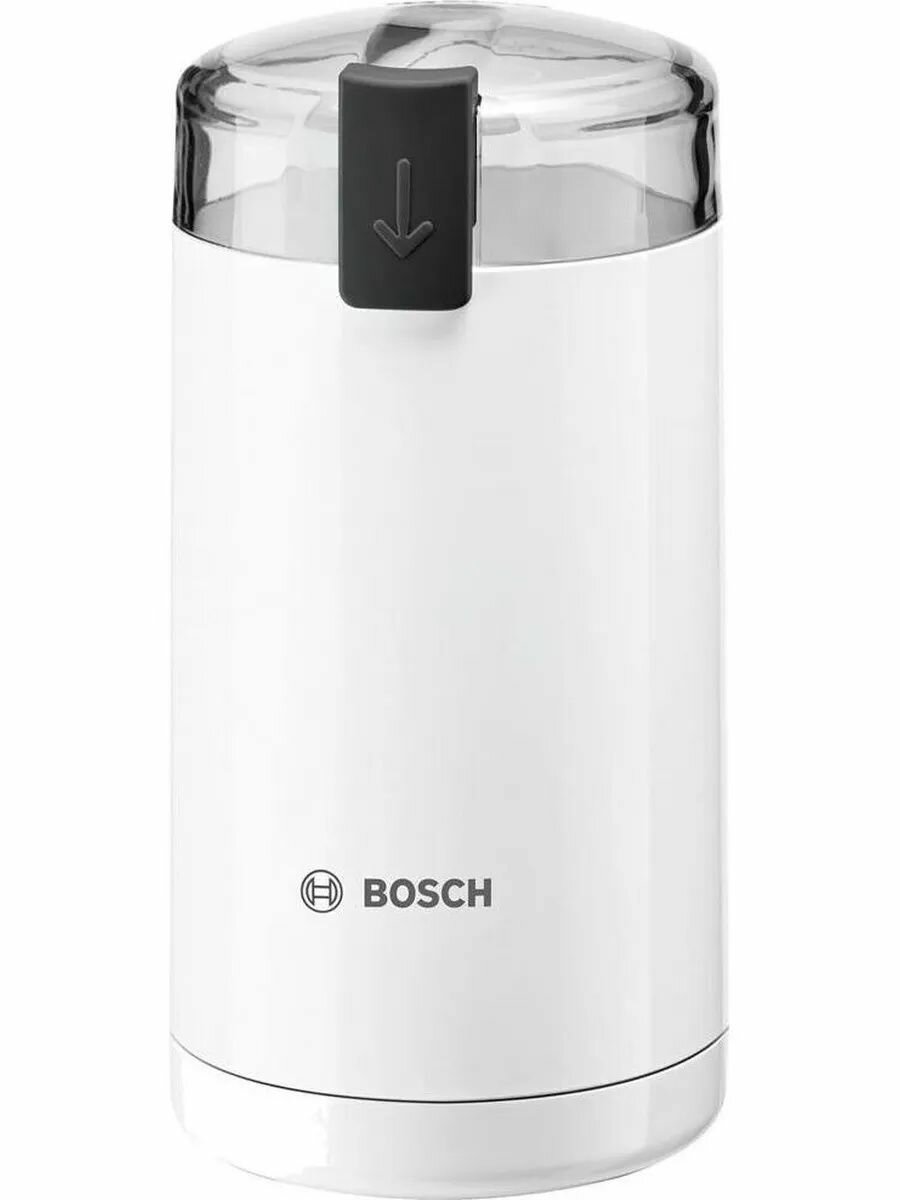 Кофемолка электрическая, BOSCH TSM6A011W, 180 Вт, 75 грамм, белый