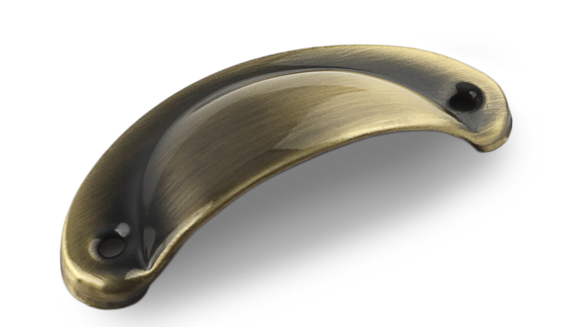 Мебельная ручка RS092AB.15/64, ручка-скоба, старинная латунь, 4 шт