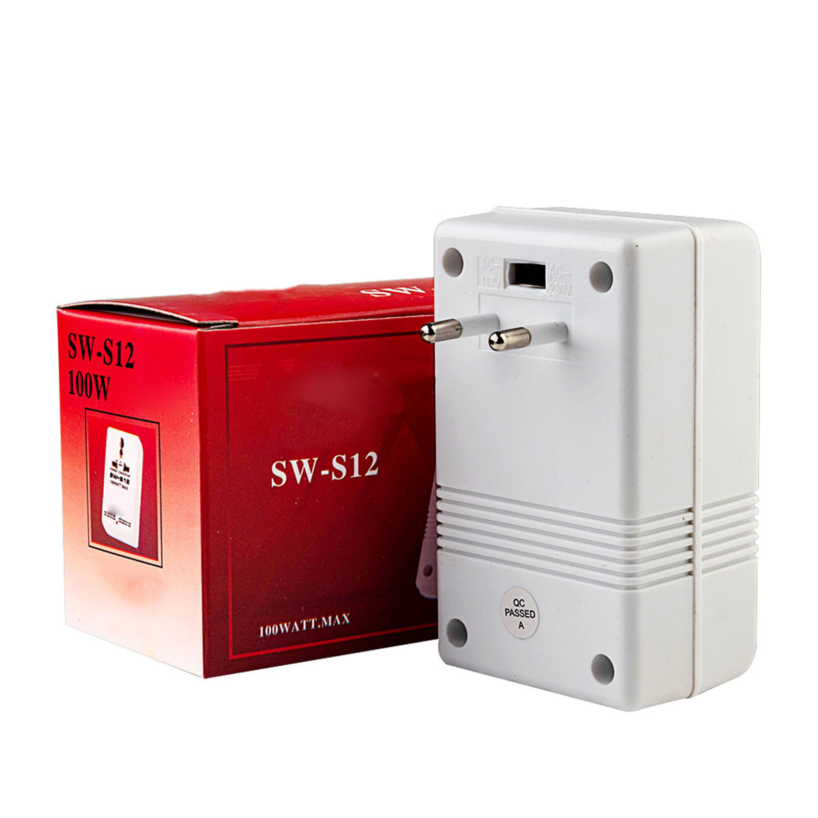 SW S12 110 В 220 В Трансформатор двойного напряжения 100 Вт Дорожный адаптер Трансформатор Преобразователь мощности для мелкой бытовой техники Вилка европейского стандарта