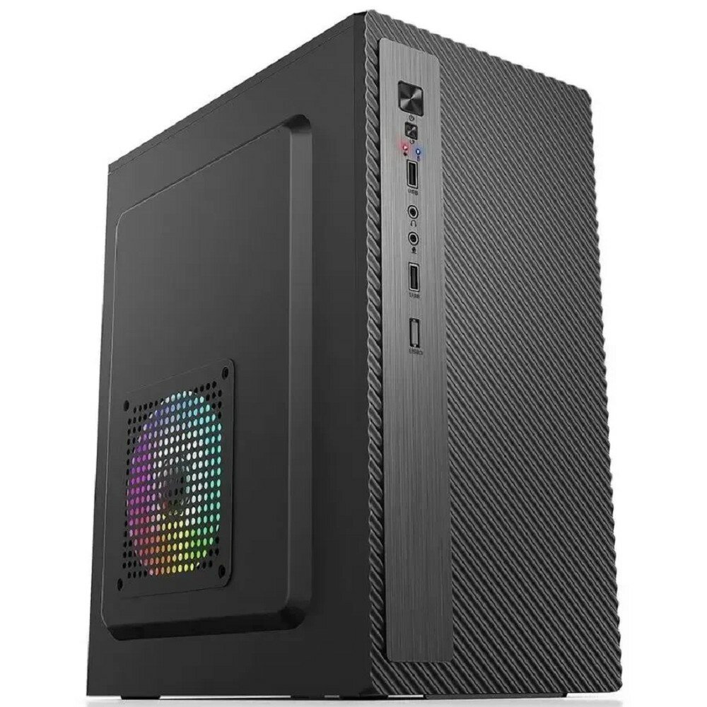Корпус для ПК ACCORD сталь 0.35 мм mATX 2 USB без БП