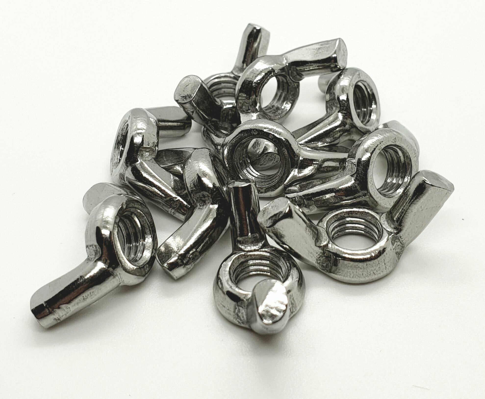 Гайка барашковая М3 нержавеющая А2 DIN315 , нержавеющая стальная "МастерБолтиков"(50 шт)