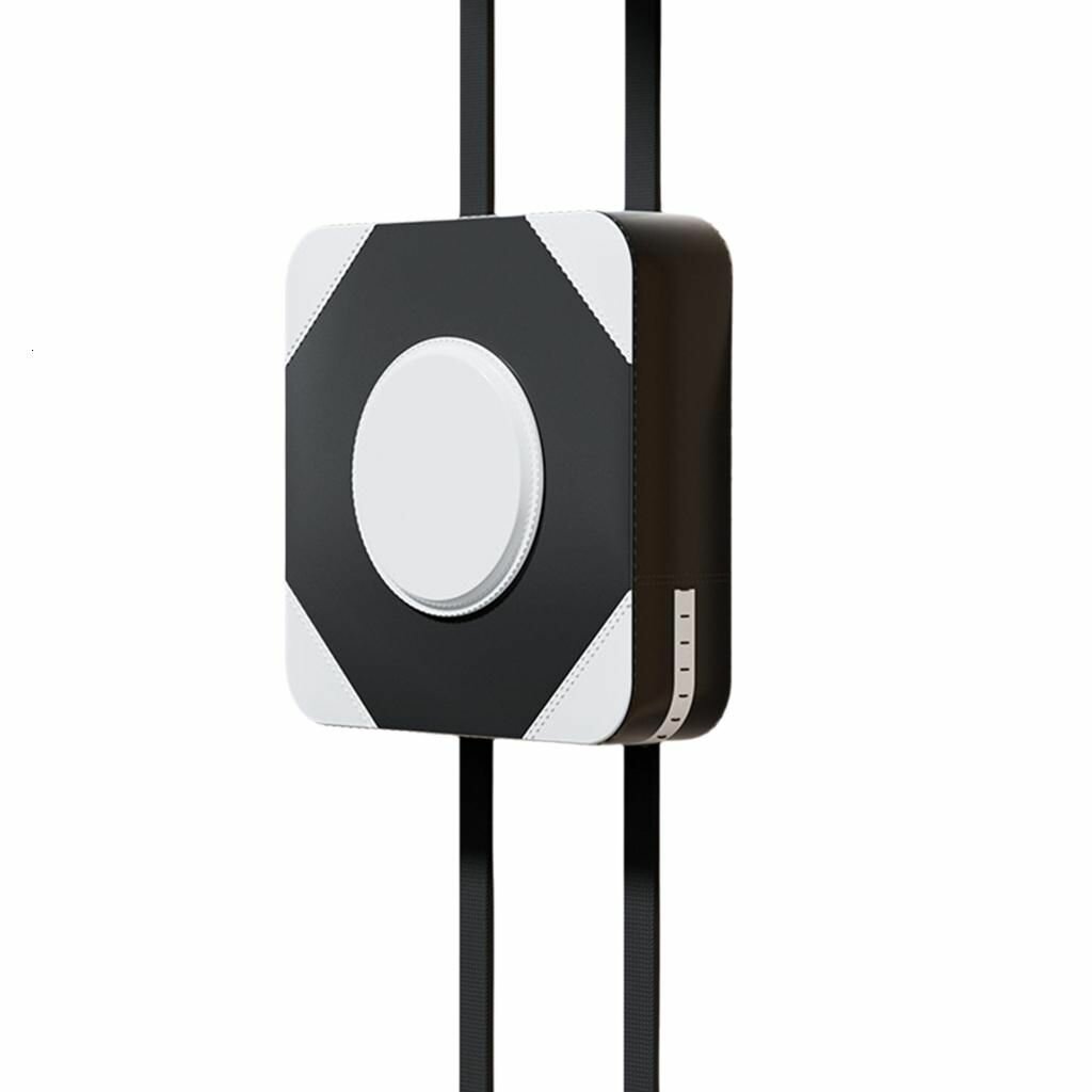 Настенный боксерский мешок-подушка, Черно-белый - L