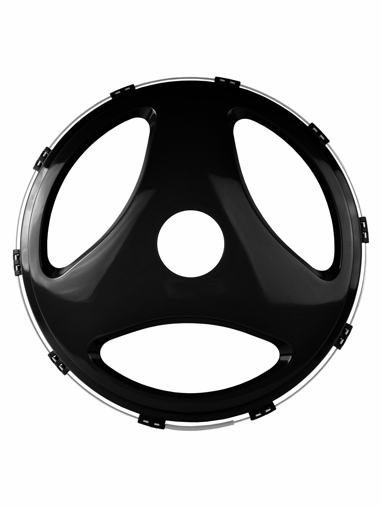 Колёсные колпаки R 22,5 "Лучи" задние черные 2 шт