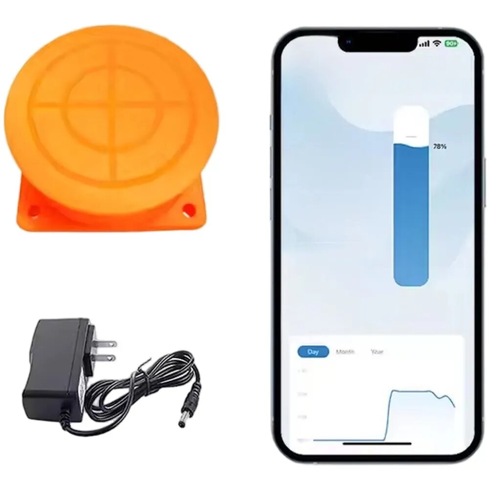 ME201W Беспроводной Датчик Уровня Воды WiFi Sonar Монитор Резервуара для Воды для Умного Дома