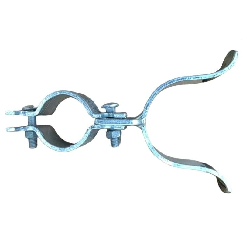 Аксессуары для цветочной сетки с крючком для дверного болта из оцинкованной сетки с отверстием для навесного замка-серебристый