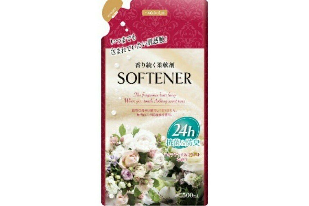 Kaneyo Кондиционер для белья длительного действия с аромакапсулами (с экзотическим ароматом) 500 мл (мягкая упаковка)