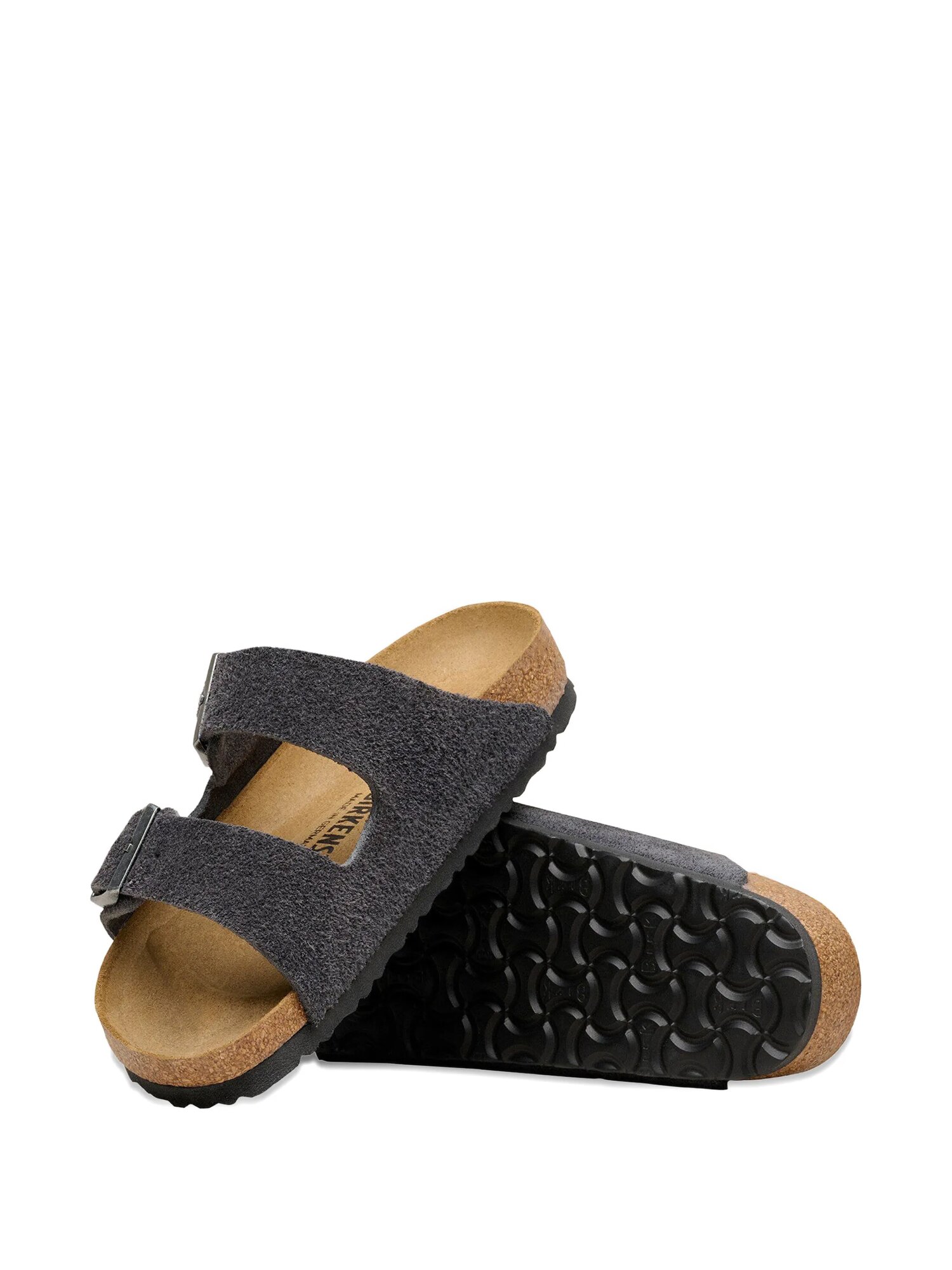 Босоножки Birkenstock Arizona suede sandals, размер 44 EU, серый — фото 1