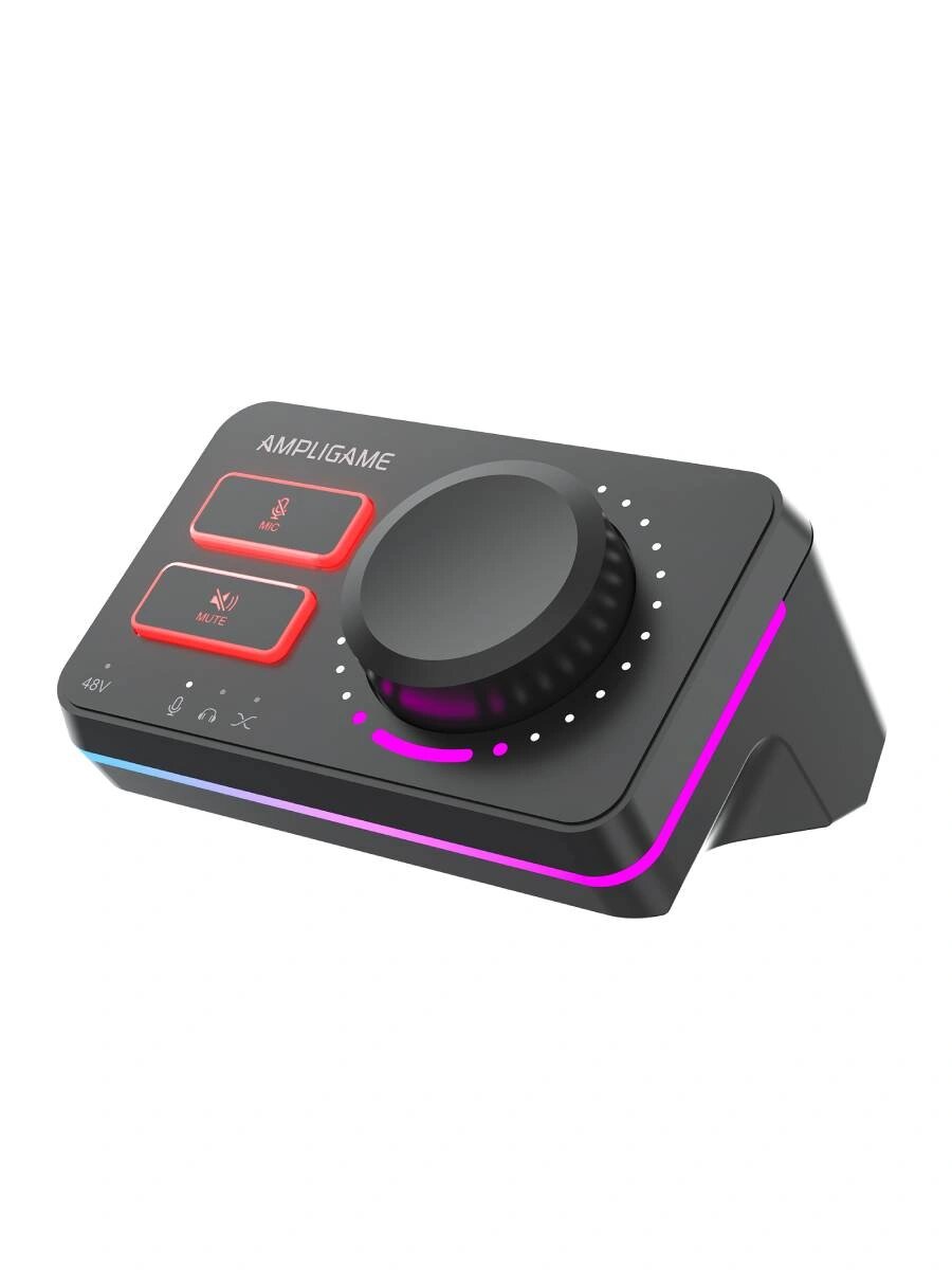 Микшерный пульт / Звуковая карта Fifine mixer SC9, активный, Black