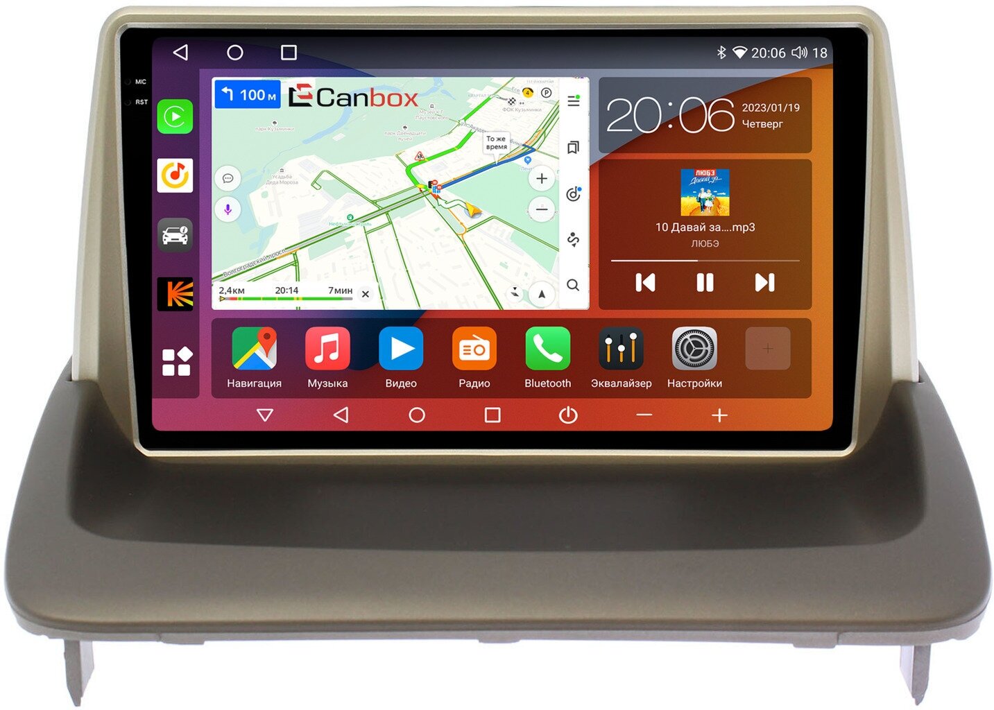 Штатная магнитола Canbox EVO 2K 5815-9228 для Volvo S40 2 2007-2012 на Android 14 (4G-SIM, 6/128, DSP, QLed, AI, 360)